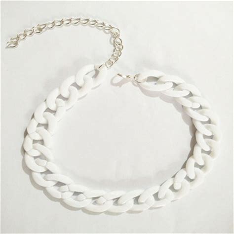 Cool Party Jewelry Chunky Chain Acrylic Gothic Hip Hop Choker Hip Hop