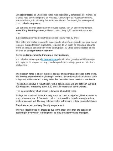 Caballo Frison Pdf