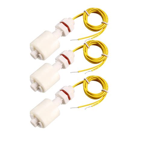 웃3pcs Pp Float Switch M10 57mm Vertical Liquid Water Level Control
