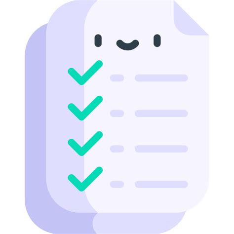 Document Kawaii Flat Icon