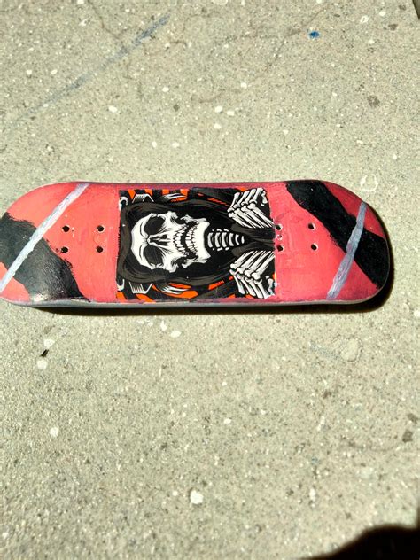 Custumised This Teck Deck Pro And Upgraded The Shape Rfingerboards