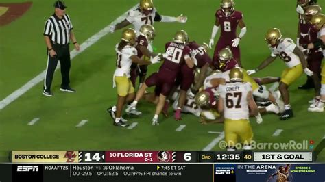 Boston College Oloffense Vs Florida State Defense 2024 Youtube