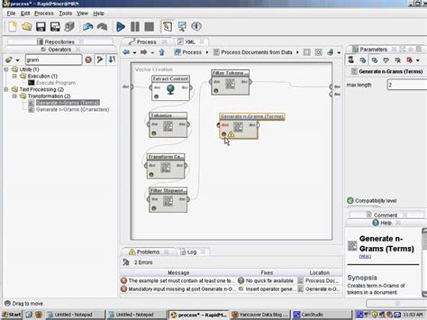 Processing Text In RapidMiner YouTube