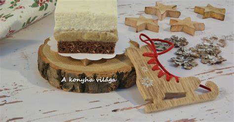 A konyha világa Gesztenyés kocka gluténmentes ch csökkentett