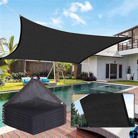 Zahazoho 13x13 Sun Shade Sails Canopy UV Block For Patio Deck Pergola