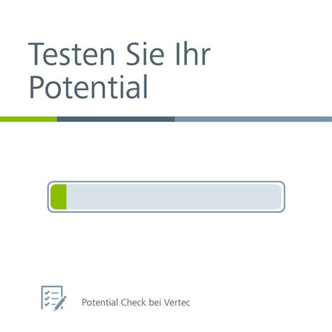 Vertec Potential Check Vertec Gruppe