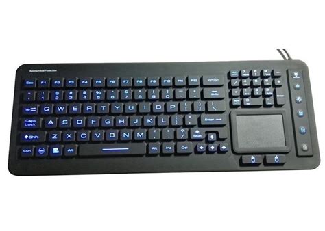 100 Washable Silicone Multi Touch Keyboard Industrial Capacitive