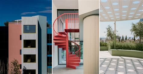 Neiheiser Argyros Revives Old Office Building As Multicolored Blocks