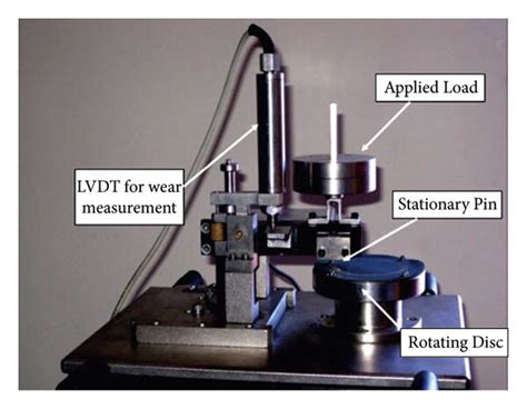 Components Of The Pin On Disk Test Apparatus Ducom Model No Ed 201