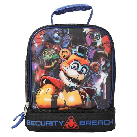 Fnaf Freddys Insulated Double Compartment Lunch Box Five Nights At