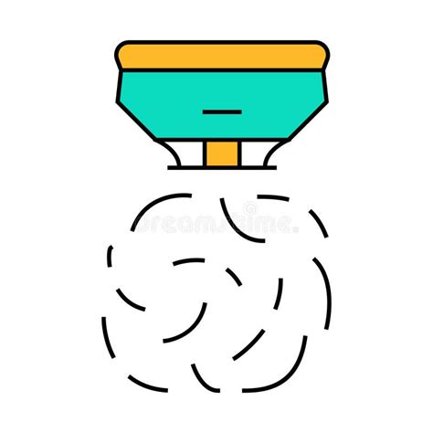Smoke Detector Icon Color Illustration Stock Vector Illustration Of