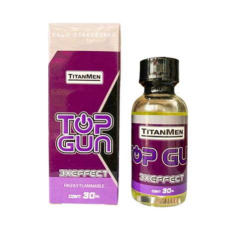 Popper Titanmen Top Gun 30ml Hương Trái Cây Say đắm Min Popper Usa