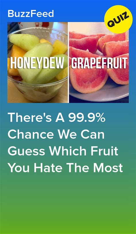 Discover Your Least Favorite Fruit With Accuracy