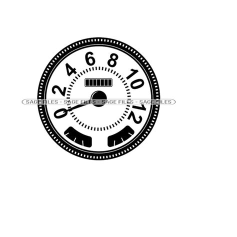 Speedometer 4 Svg Speedometer Svg Gauge Icon Svg Speedome Inspire