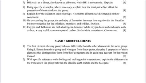 Solved 7 Bh Exist As A Dimer Also Known As Diborane