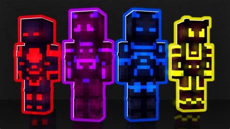 Glow Armour By Maca Designs Chunk Minecraft Bedrock Marketplace