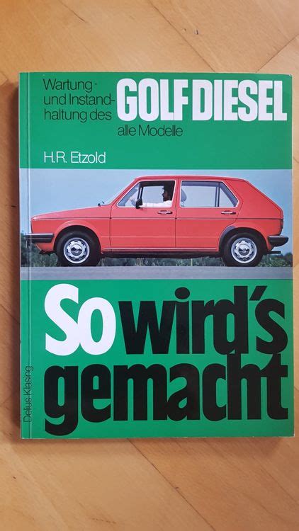 Vw Golf 1 Diesel So Wirds Gemacht Reparaturhandbuch 1979 Acheter