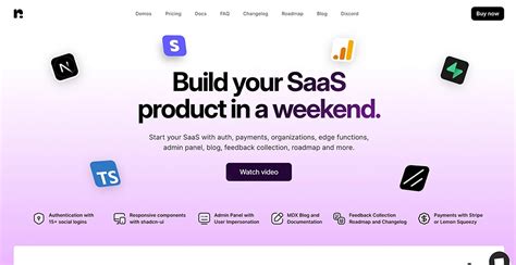 The Best Saas Starter Kits Nextjs And React