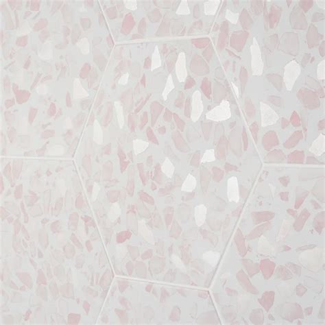 Ivy Hill Tile Fusion Hex Terrazzo 9 In X 105 In Matte Porcelain