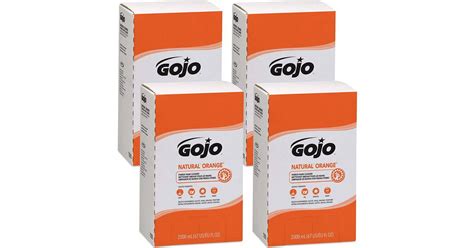 Gojo Pumice Hand Cleaner Natural Orange Refill 676fl Oz4 Pack • Price
