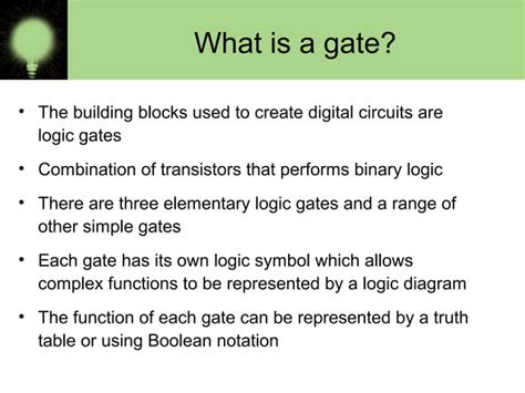 Logic Gates PPT Programming Languages Computing