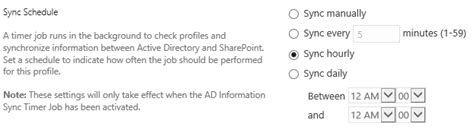 How To Sync Information From Active Directory To Sharepoint List Automatically By Schedule
