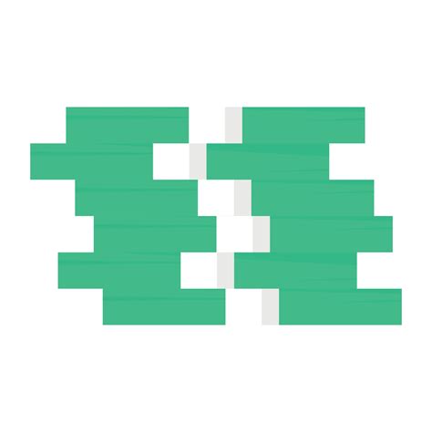 Flat Icon Design Of A Cash Stack 16806247 Vector Art At Vecteezy