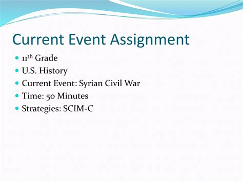 Current Events Presentation Ed Ppt