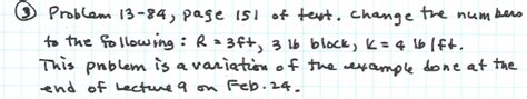 Solved 1384 The 2 Lb Block Is Released From Rest At A And
