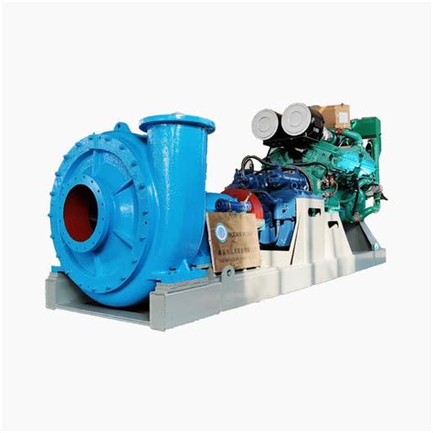 Metal Chassis Mounted Heavy Duty Powered Riverbed Suction Dredging Pump