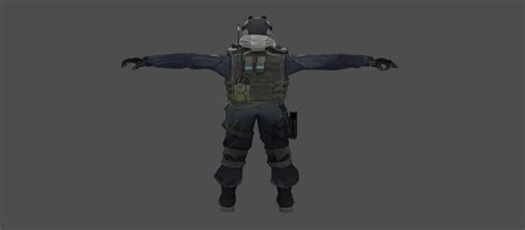 Модель игрока — «Офицер отряда B Sas Скачать для Cs 1 6