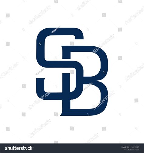 Sb Monogram Logo Signature Iconalphabet Initials Stock Vector Royalty Free 2230297325