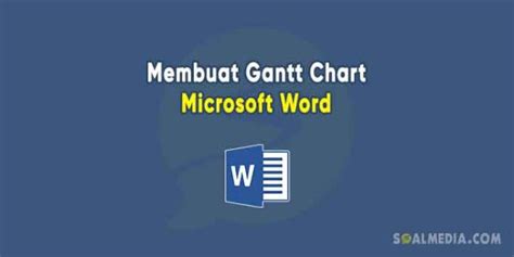 cara membuat gantt chart di ms word template free