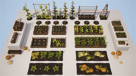 在道具创建的growing Plants 虚幻引擎商城