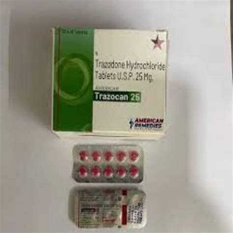 Trazodone 25 Mg Tablet At Rs 150 Stripe Anti Depressant Anti