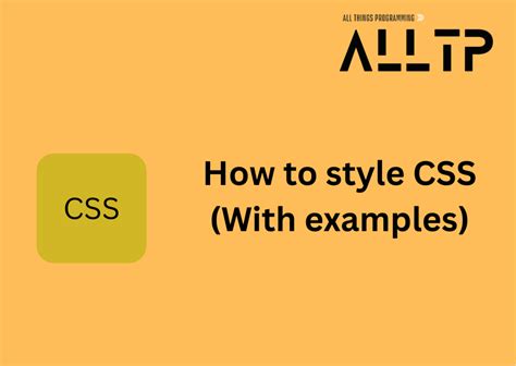 Css Styles Examples All Things Programming
