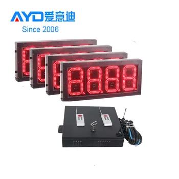 Creative Digital Led Number Display Led Gas Price Sign Changers Buy