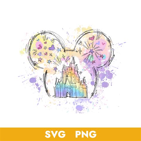 Disney Watercolor Castle
