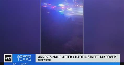 Illegal Street Takeover Stolen Cars Police Chase Ends In Arrest Of 5