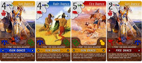 Card Game Themed Around The Beautiful Dances Of The Native American