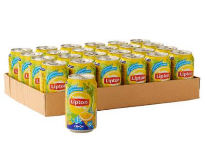 FRIS Lipton Ice Tea No Bubble Lemon Blik Tray 24x33cl TT Noord Holland B V