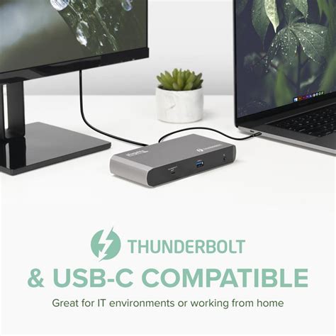 Plugable Thunderbolt™ 3 And Usb C Dual Display Docking Station With 60 Plugable Technologies
