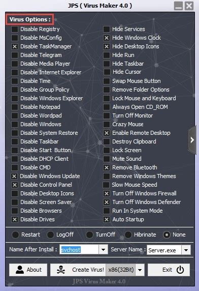 Ec Ehe Create A Virus