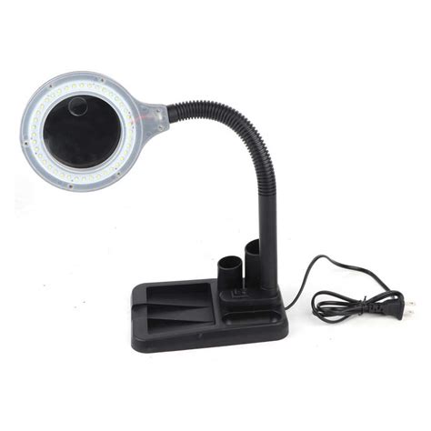 40 Led 조명 5x 10x 스탠드 돋보기 및 책상 램프 보석 감정 돋보기 테이블 램프확대 렌즈 Aliexpress