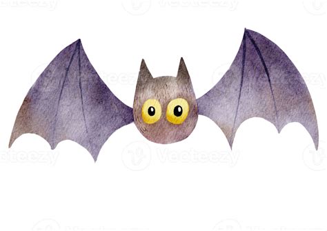 Süße Fledermaus Aquarellmalerei 11501847 Png