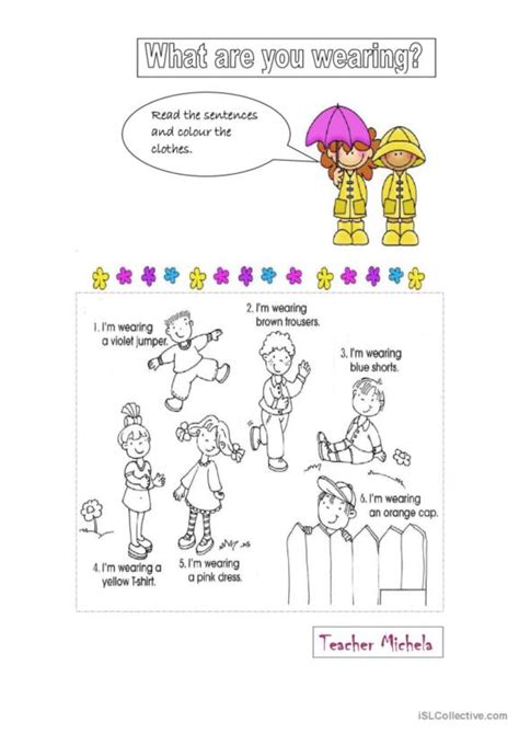 188 Wearing English Esl Worksheets Pdf And Doc