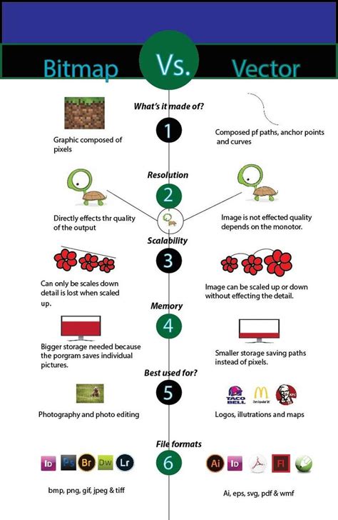 Bitmap Vs Vector Poster