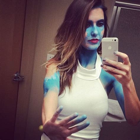 Audrina Patridge Transforms Into X Mens Mystique At Comic Con Daily