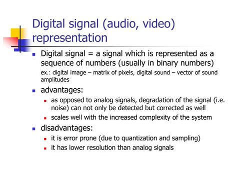 Ppt Introduction To Multimedia Analog Digital Representation Of
