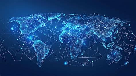 Premium Photo Global Network Connectivity A Visual Representation Of Interconnectedness
